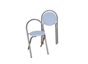 4046884013107 - Möbel Direkt Online - Klappstuhl 2er-Set Artur grey   weiß