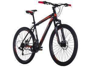 4250547532922 - KS Cycling Mountainbike Hardtail 26 Catappa schwarz-rot RH 50 cm