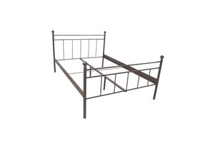 4046884065304 - Möbel Direkt Online - Metallbett Rubi 140x200 cm braun