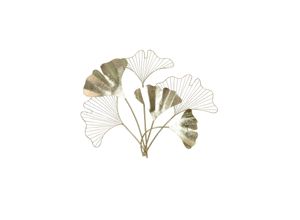 4046884064505 - Möbel Direkt Online - Wanddekoration Gingkoblätter Viola gold