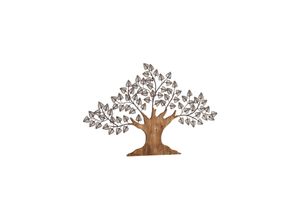 4046884034256 - Wanddekoobjekt HOFMANN LIVING AND MORE Baum Wanddekoobjekte Gr B H T 117 cm x 70 cm x 3 cm braun Wanddekoration Wanddekoobjekte Materialmix aus Metall und Holz