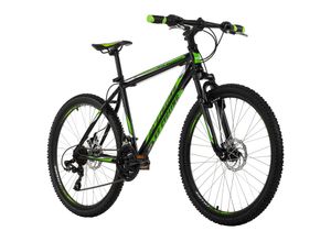 4250547531758 - KS Cycling Mountainbike Hardtail 26 Sharp schwarz-grün RH 51 cm