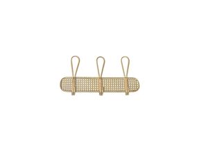 4046884071183 - Hakenleiste INOSIGN Letti Hakenleisten Gr B H T 48 cm x 26 cm x 7 cm goldfarben Haken