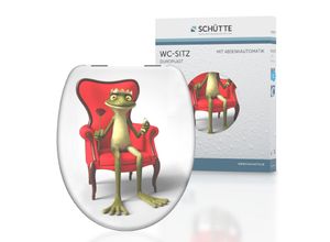 4008431821900 - - wc Sitz frog king Duroplast Toilettendeckel mit Absenkautomatik Motiv Klobrille Klodeckel Toilettensitz - Motiv