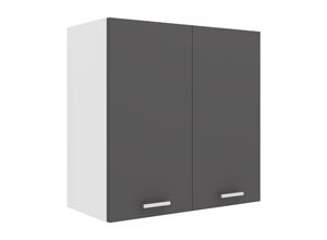 4051814423284 - Küchenschrank hängend Maße ca H 60 x B 60 x T 31 cm Hängeschrank mit zwei Fächern Küchenmöbel – Esilo