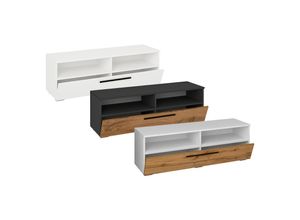 4051814422232 - TV Möbel Lowboard Fernsehschrank mit ausreichend Stauraum Maße H 39 x B 115 x T 40 cm Fernseh Möbel – Arila XL