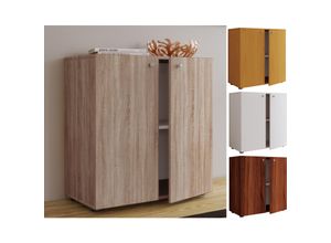 4051814361289 - Holz Kommode Sideboard Highboard Anrichte Schrank Vandol 1 Drehtüren