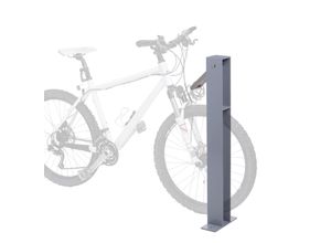 4057651533506 - Fahrradbügel MCW-G20 Fahrradständer Anlehnbügel verzinkter Stahl Outdoor-pulverbeschichtet 96x24x10cm ~ grau