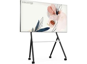 0671716792031 - Design Mobiler tv Stnder Rollbar tv Stand f¨¹r 55 60 65 70 75 78 Zoll Fernseher bis 45kg Hhenverstellbar tv Standfuss mit Rollen & Holzablage