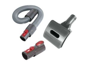 4255644461977 - 3in1 Set Haustier-Bürste + Saugschlauch + Adapter-Stecker kompatibel mit Dyson V6 Animal Motorhead exclusive Animal Extra SV06 Big Ball - Trade-shop