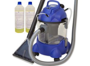 4250263740243 - Waschsauger Polster + Teppich HYDRO 7500 inkl 2l Shampoo - 4in1 Nass Trockensauger 1200 Watt 20l Volumen 16 kPa Saugleistung - Polsterreiniger Reinigungsgerät Professionellen Aufbereitung