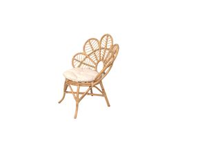 4046884079677 - Möbel Direkt Online - Rattansessel handgeflochten Sandra incl Kissen beige