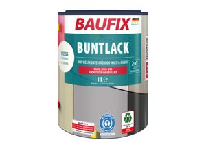 4014505036002 - BAUFIX Buntlack weiss seidenmatt 1 Liter Lackfarbe