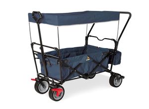 4035769045265 - Pinolino Klappbollerwagen Paxi dlx Comfort mit Bremse marineblau