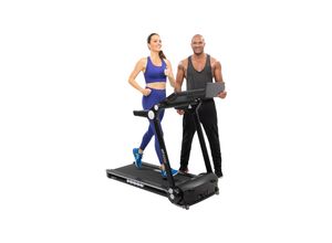 4056551124944 - Miweba Sports Laufband Home Track HT3000 mit Steigung 1300 Watt 1-16 km h 12 Programme klappbar (Schwarz Weiß)