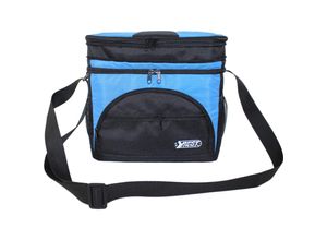 4009197668150 - Kühltasche Isoliertasche 10 L - 30x17x20cm blau-schwarz