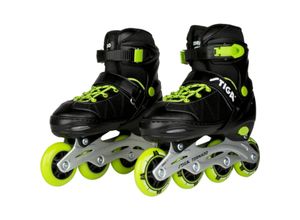 7318682040058 - Tornado Inlines (Black Lime Green) - Size 34-37 Adjustable