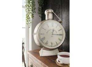 4251707118932 - Standuhr Laterne Vintage 42x45x21 cm