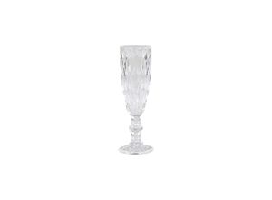 5712750301386 - Chic Antique Champagnerglas mit Diamantenmuster H20 D6 cm klar