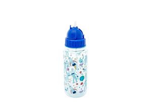 5708315199116 - RICE Trinkflasche Space Print Ø6 x H21cm blau