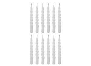 5711173279333 - 12er Set Spitzkerze gedreht Ø12 x H11 cm 12er Set