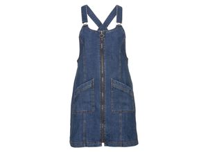 4061303023116 - Große Größen Latzkleid aus Jeans blue Denim Gr54