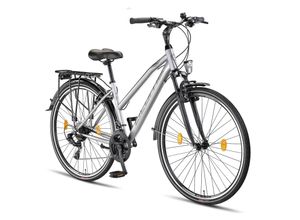 4260647780628 - Licorne Bike L-V-ATB Premium Trekking Bike in 28 Zoll - Fahrrad für Herren Jungen Mädchen und Damen - Shimano 21 Gang-Schaltung - Citybike - Männerfahrrad