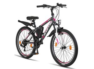 4260647781724 - Licorne Bike Guide Premium Mountainbike in 20 24 und 26 Zoll - Fahrrad für Mädchen Jungen Herren und Damen - Shimano 21 Gang-Schaltung Kinderfahrrad Kinder