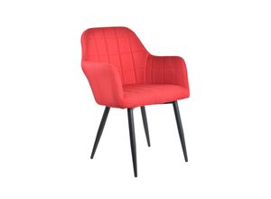 4251312967376 - Stuhl Albany Webstoff Rot