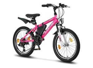 4260647780475 - Licorne Bike Guide Premium Mountainbike in 20 24 und 26 Zoll - Fahrrad für Mädchen Jungen Herren und Damen - Shimano 21 Gang-Schaltung Kinderfahrrad Kinder