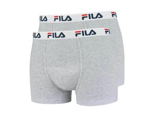 8300958208049 - FILA Boxershort 2er Pack Herren Baumwolle hellgrau