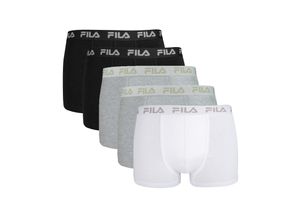 8300958401334 - FILA Boxershort 5er Pack Herren Baumwolle mehrfarbig