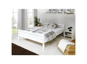 4251105929673 - TiCAA Einzelbett Doppelbett Nadine 140x200 Kiefer