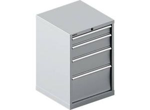 4051273654106 - Select Schubladenschrank 27-27 4 Schubl bis 200 kg B 564 x T 572 x H 850 mm weißaluminium weißaluminium