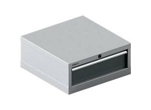 4051273650450 - Select Schubladenschrank 27-27 1 Schub bis 200 kg B 564 x T 572 x H 250 mm anthrazitgrau weißaluminium