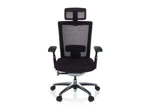 4251084663957 - High End Bürostuhl NOVA PRO I Stoff Netzstoff mit Armlehnen hjh OFFICE