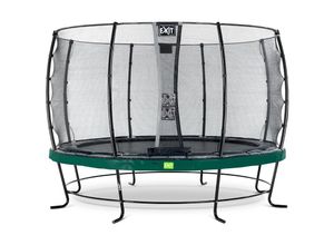 8719743250871 - Elegant Trampolin ø366cm mit Economy Sicherheitsnetz - grün - Grun