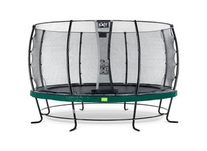 8719743250888 - Exit Toys - exit Elegant Trampolin ø427cm mit Economy Sicherheitsnetz - grün - Grun