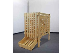 4012379358596 - Holzkiste PROMADINO Kartoffelkiste beige (natur) Aufbewahrungsboxen B H T 44cm x 81cm x 96cm Holz BxTxH 44x96x81 cm für 50 kg Kartoffeln B44cm H81cm T96cm