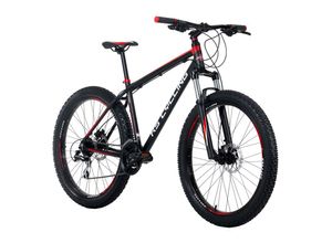 4250547532601 - KS Cycling Mountainbike Hardtail 275 Plus Xceed Schwarz-Rot RH 46 cm