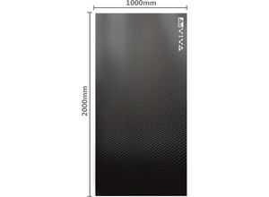 4260068993164 - AsVIVA Fitnessgeräte Bodenschutzmatte UM1 200x100cm Unterlegmatte