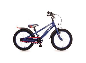 4033365991641 - Kinderfahrrad Navy 18 Zoll marineblau matt mit Rücktritt