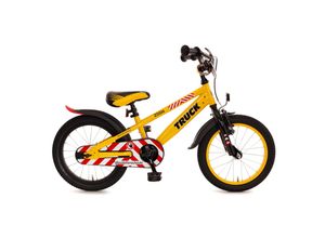 4033365991757 - Kinderfahrrad Truck 16 Zoll gelb schwarz mit Rücktritt