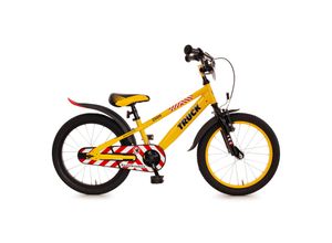 4033365991764 - Kinderfahrrad Truck 18 Zoll gelb schwarz mit Rücktritt