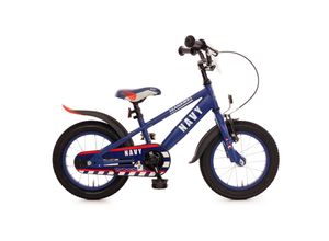 4033365991627 - Kinderfahrrad Navy 14 Zoll marineblau matt mit Rücktritt