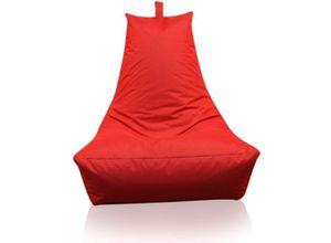 4024008045661 - KINZLER Sitzsack Lounge-Sessel rot (Outdoorfähig)