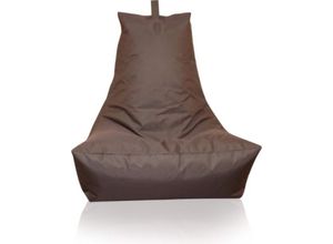 4024008045678 - KINZLER Sitzsack Lounge-Sessel dunkelbraun (Outdoorfähig)