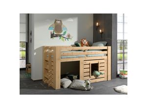 5420070238137 - VIPACK - Hüttenbett 90 x 200 cm Ausf Kiefer Farbe Oak