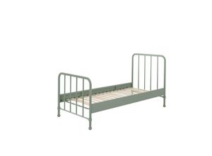 5420070235693 - VIPACK - BRONXX Metallbett im coolen Look Olive Grün matt Liegefläche 90 x 200 cm