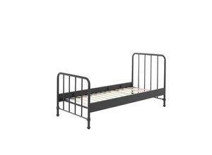 5420070235662 - VIPACK - BRONXX Metallbett im coolen Look Schwarz matt Liegefläche 90 x 200 cm